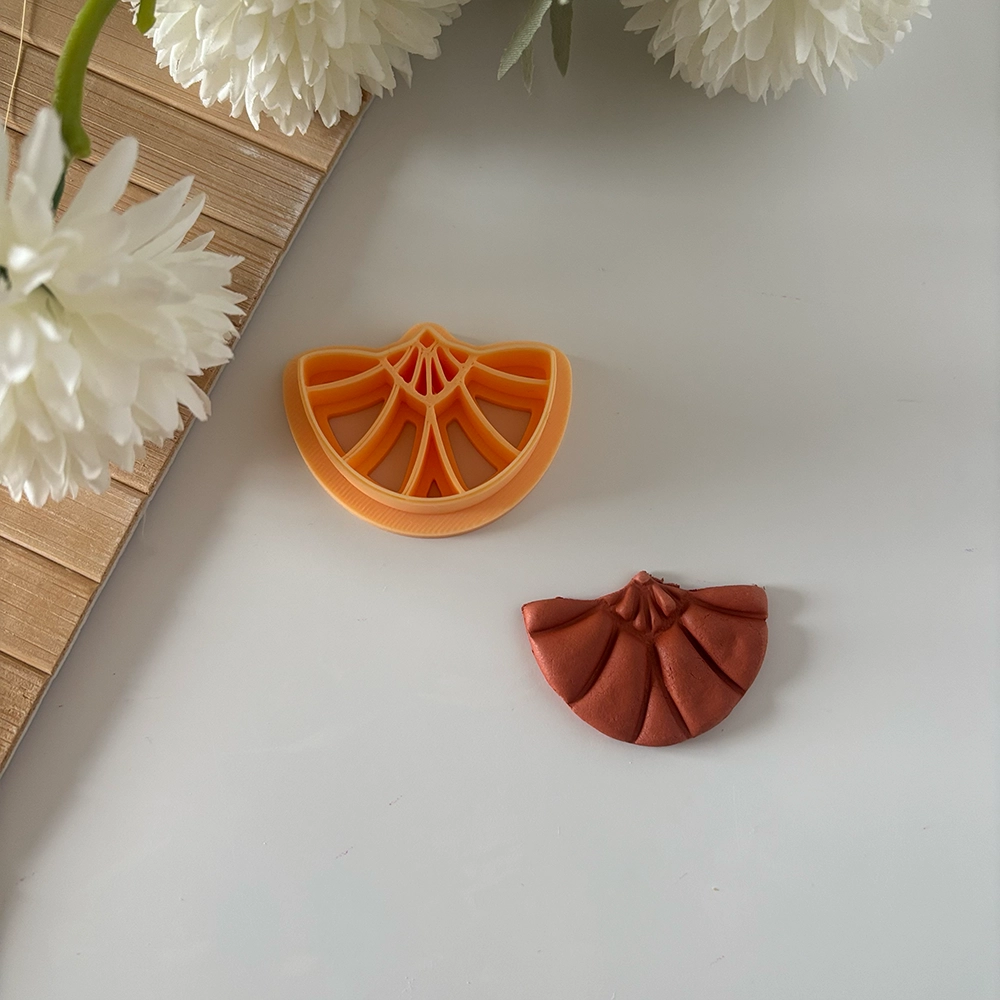 Yarım Motif Polimer Kil Kalıbı - KLPP0130 - Kalipix